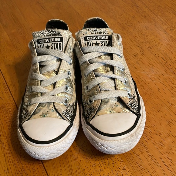 Converse | Shoes | Converse All Star Chuck Taylors With Gold And ...